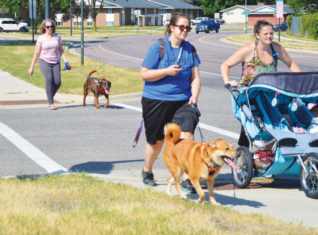 A walk with furry friends | News, Sports, Jobs - Marshall Independent